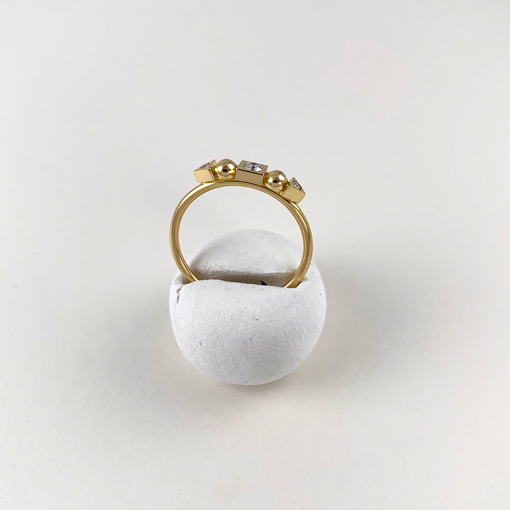 Building Blocks Diamant Ring | Charlotte Larsen Fine Jewellery